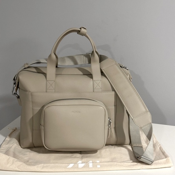 Monos | Bags | Monos Metro Duffel Ivory New Version With Slidesnap ...